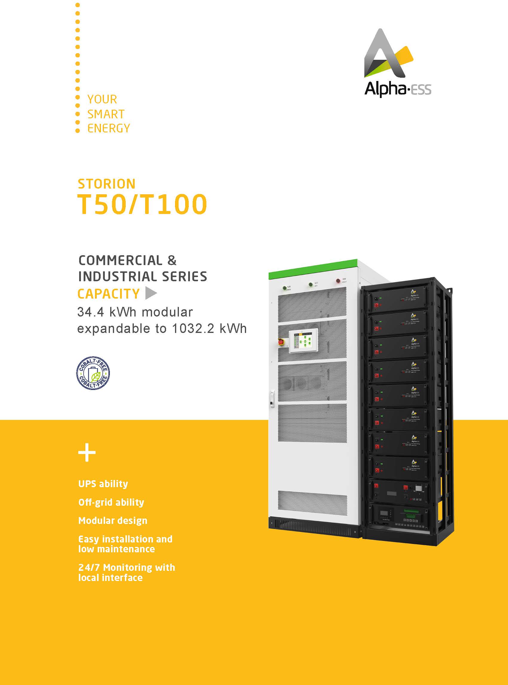 Alpha ESS Smile T50 สเปค-ราคา-ติดตั้ง | กิจจารักษ์ โซลาร์ เอนเนอร์จี